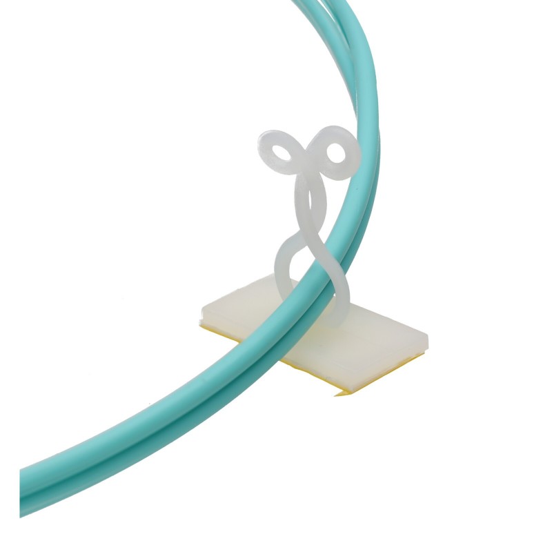 Bunny Clip Cable Management Tidy Organiser Self Adhesive for 8mm Leads 5 Pack