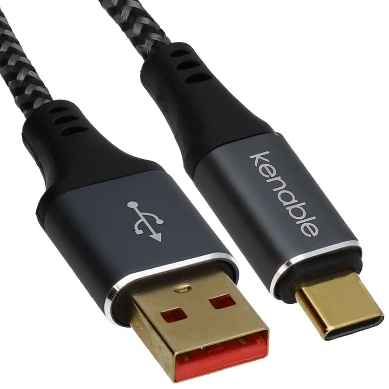 PRO 20AWG USB C Ultra Fast Charge Data Mobile Phone Charging Cable Braided 2m