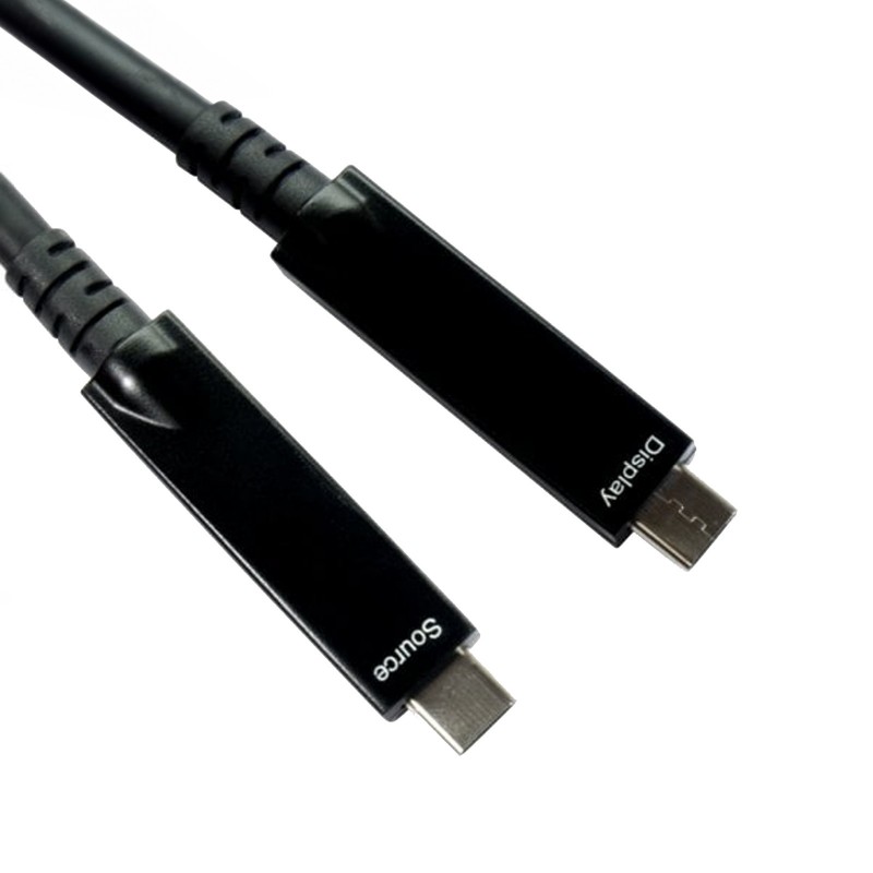 USB 3.1 Type C Active Optical Cable AOC 60W 10Gbps Data Transfer with Video 7.5m